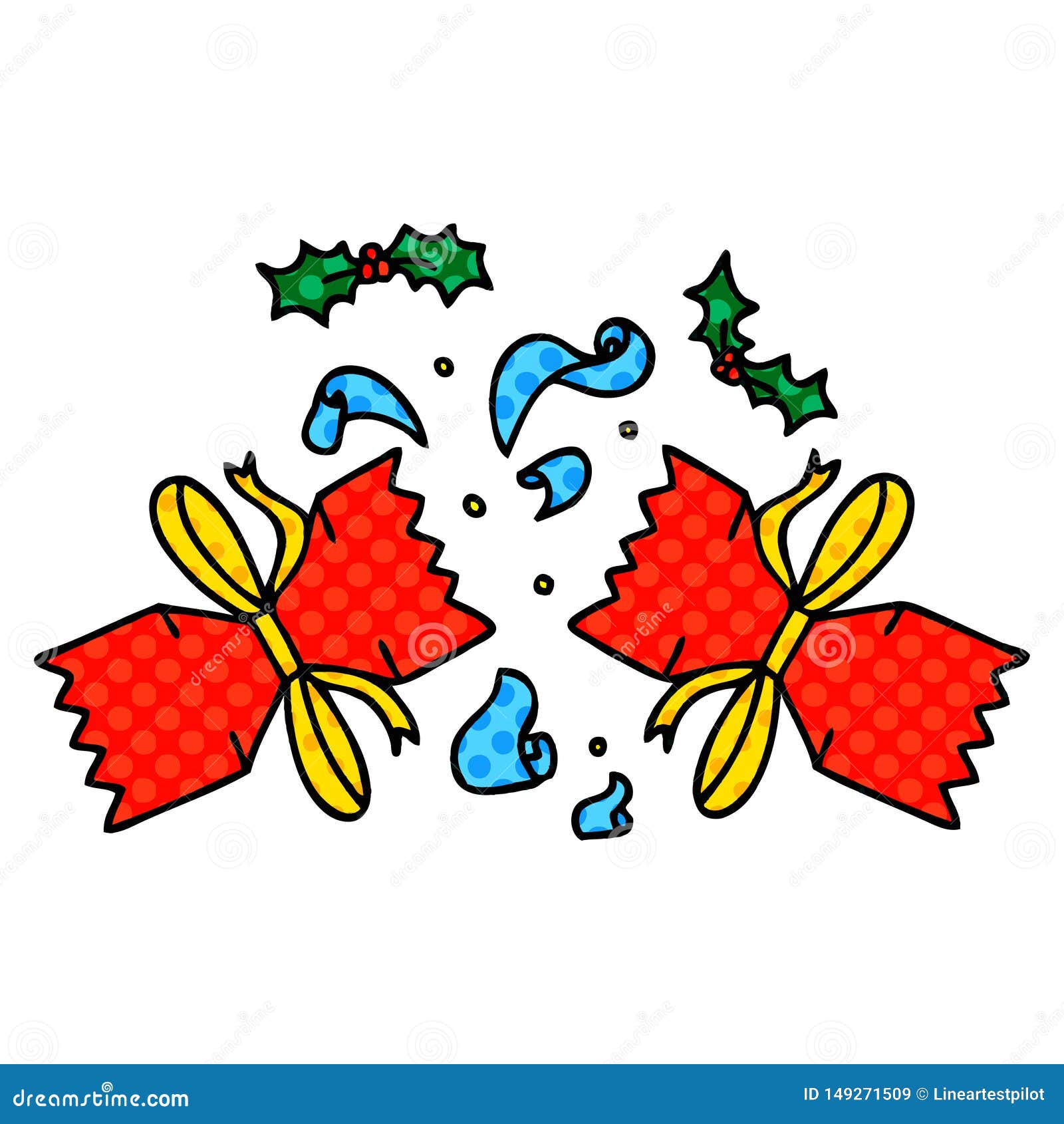 Quirky Comic Book Style Cartoon Popped Cracker Stock Vector ...