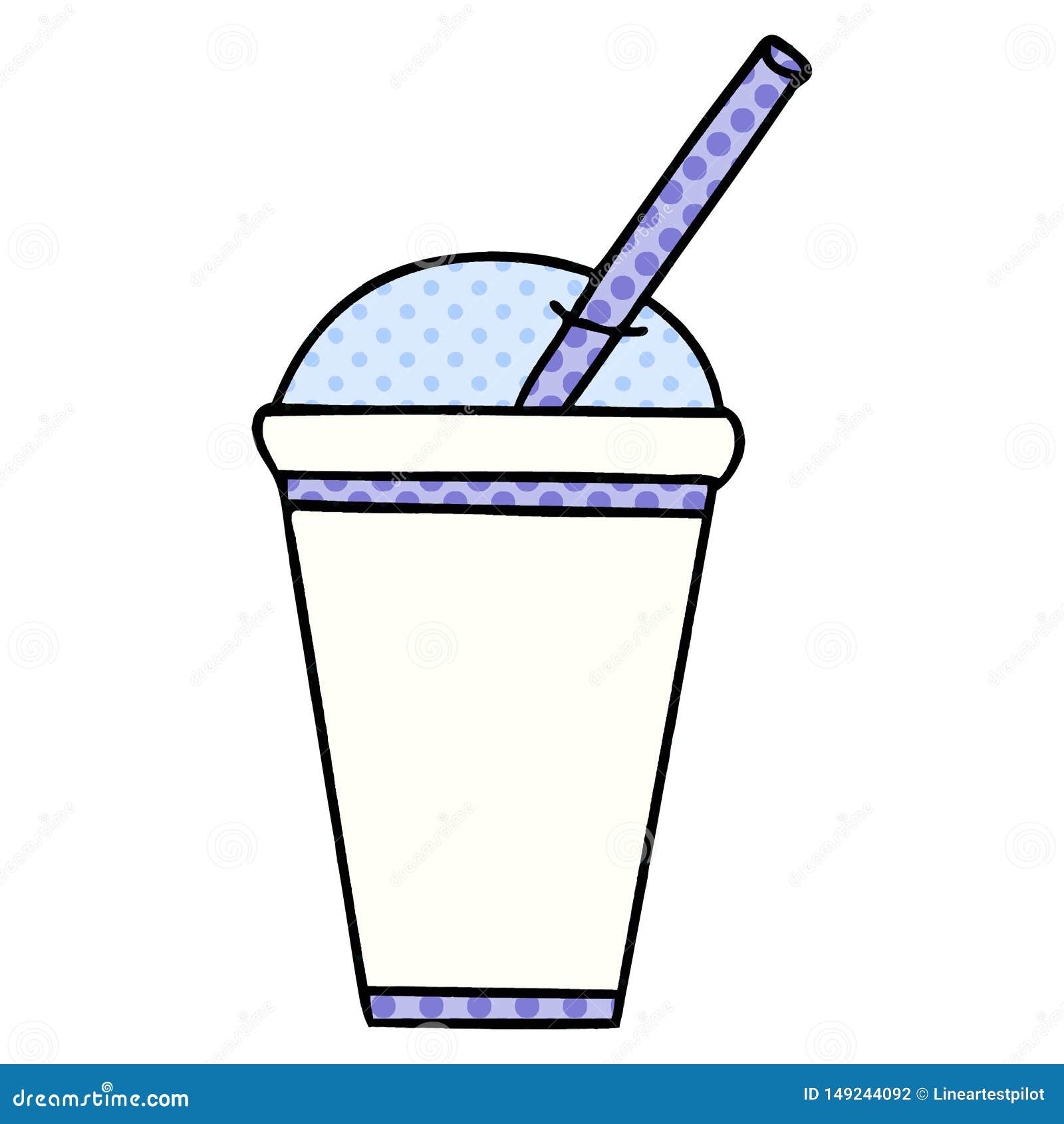 Quirky Comic Book Style Cartoon Soft Drink Stock Vector - Illustration ...