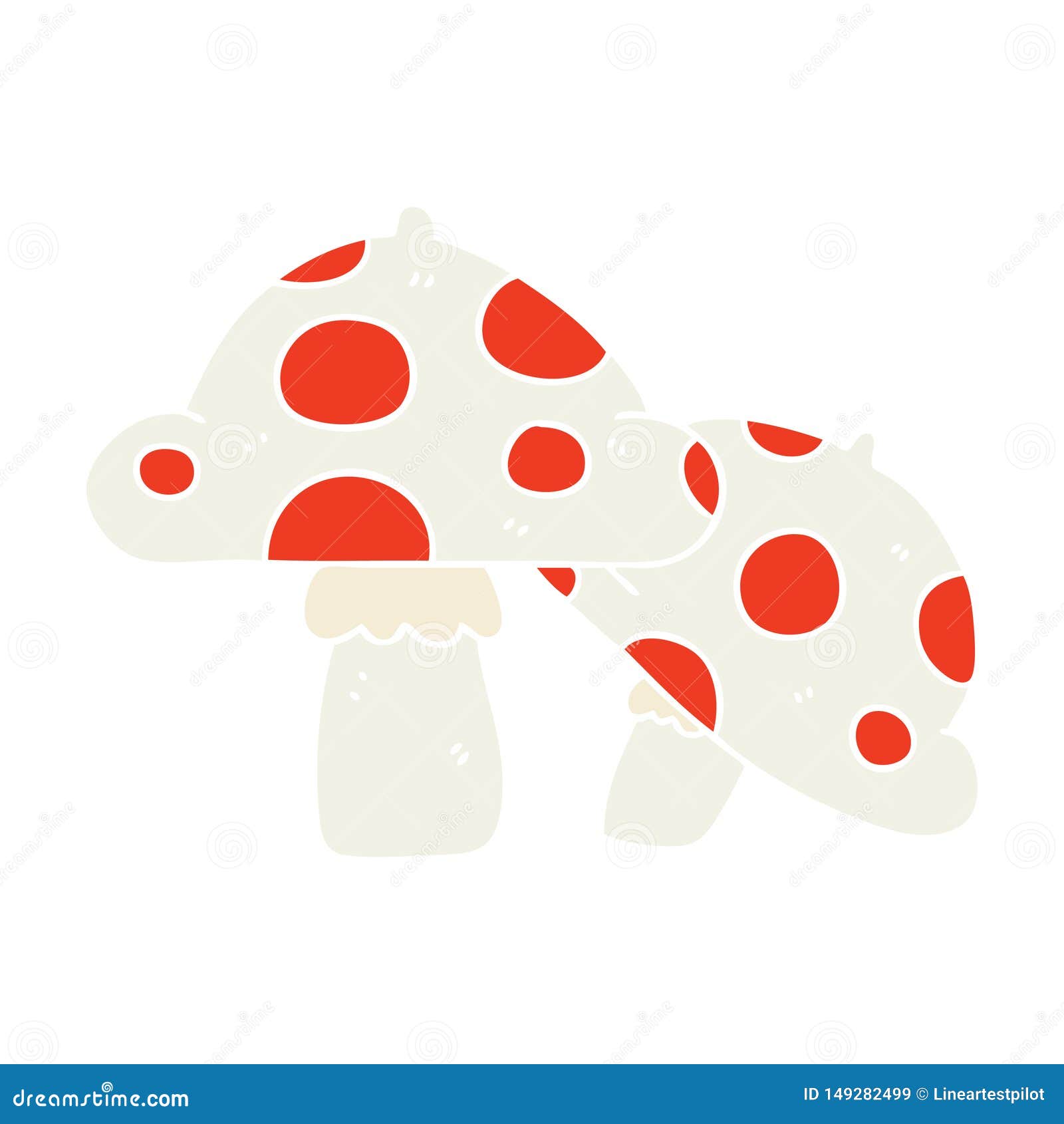 Cartoon Toadstools | CartoonDealer.com #38057169