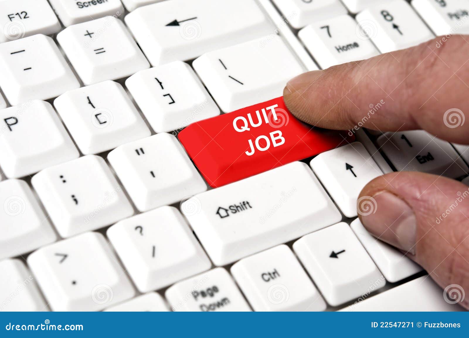 Quit job key stock image. Image of employment, computer - 22547271