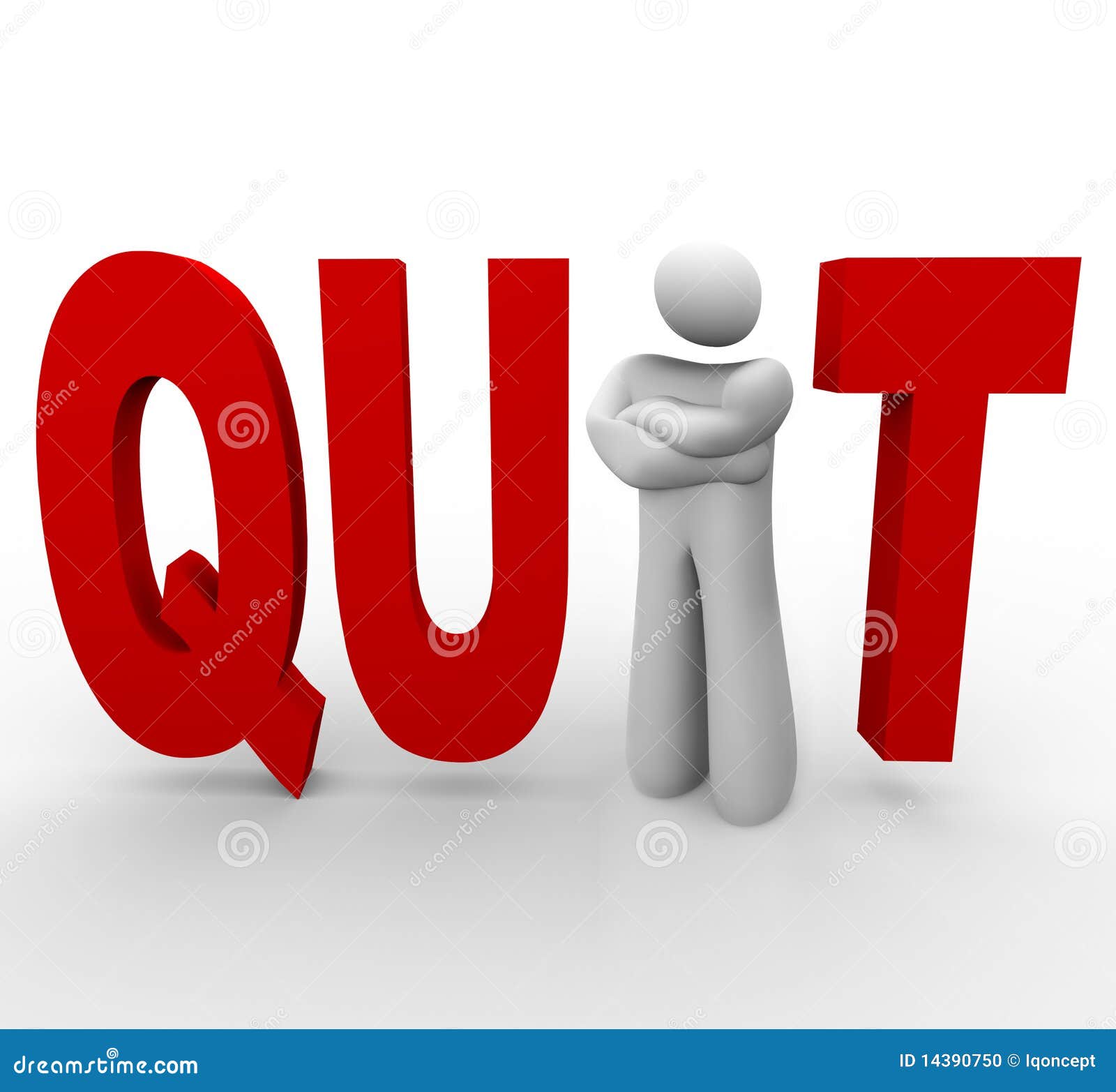 QUIT Royalty-Free Stock Photo | CartoonDealer.com #88099671