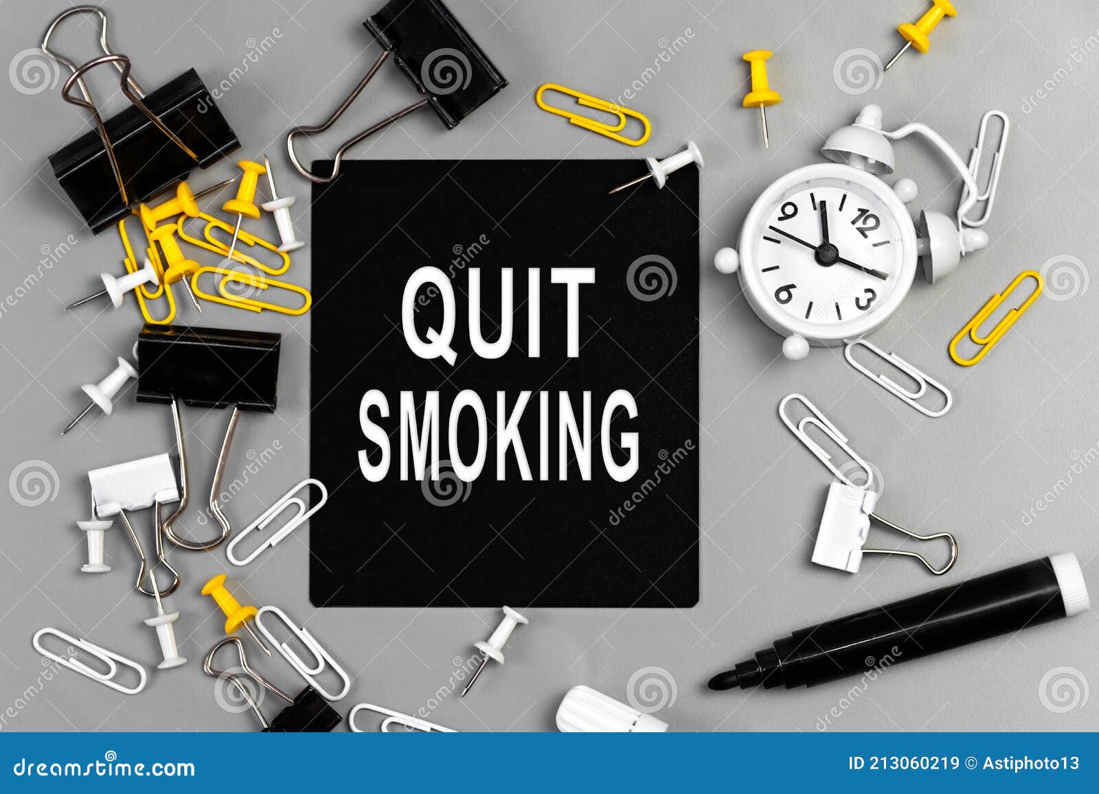 Quit Smoking - Concept of Text on Sticky Note Stock Image - Image of ...