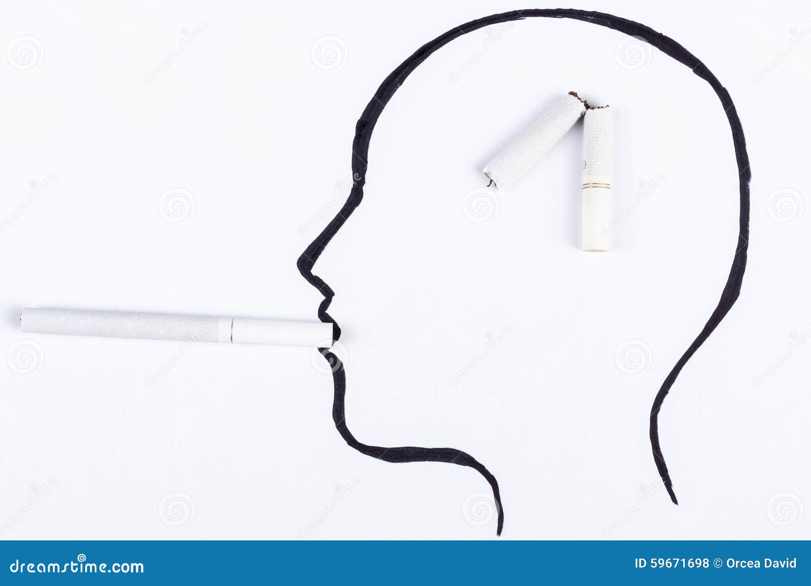 Quit Smoking Today stock photo. Image of narcotic, creativity - 59671698