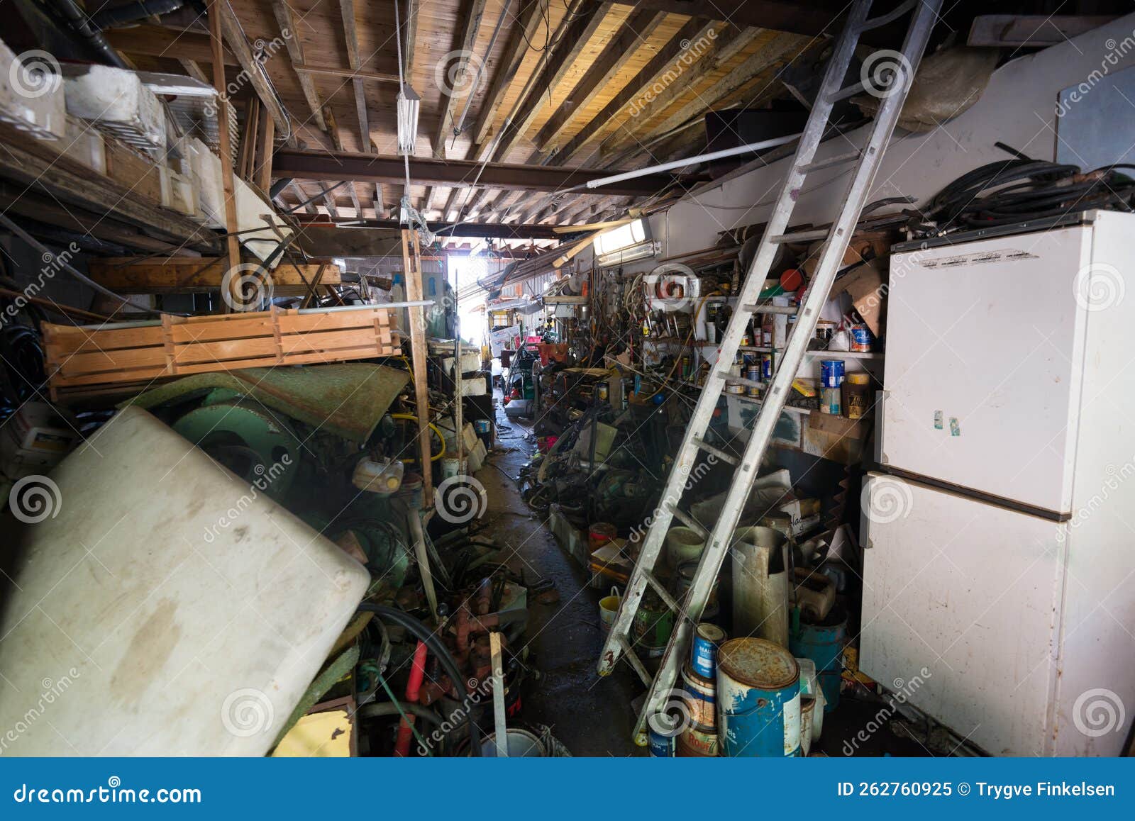 Quite a Chaos in an Old Workshop .. Editorial Image - Image of ...