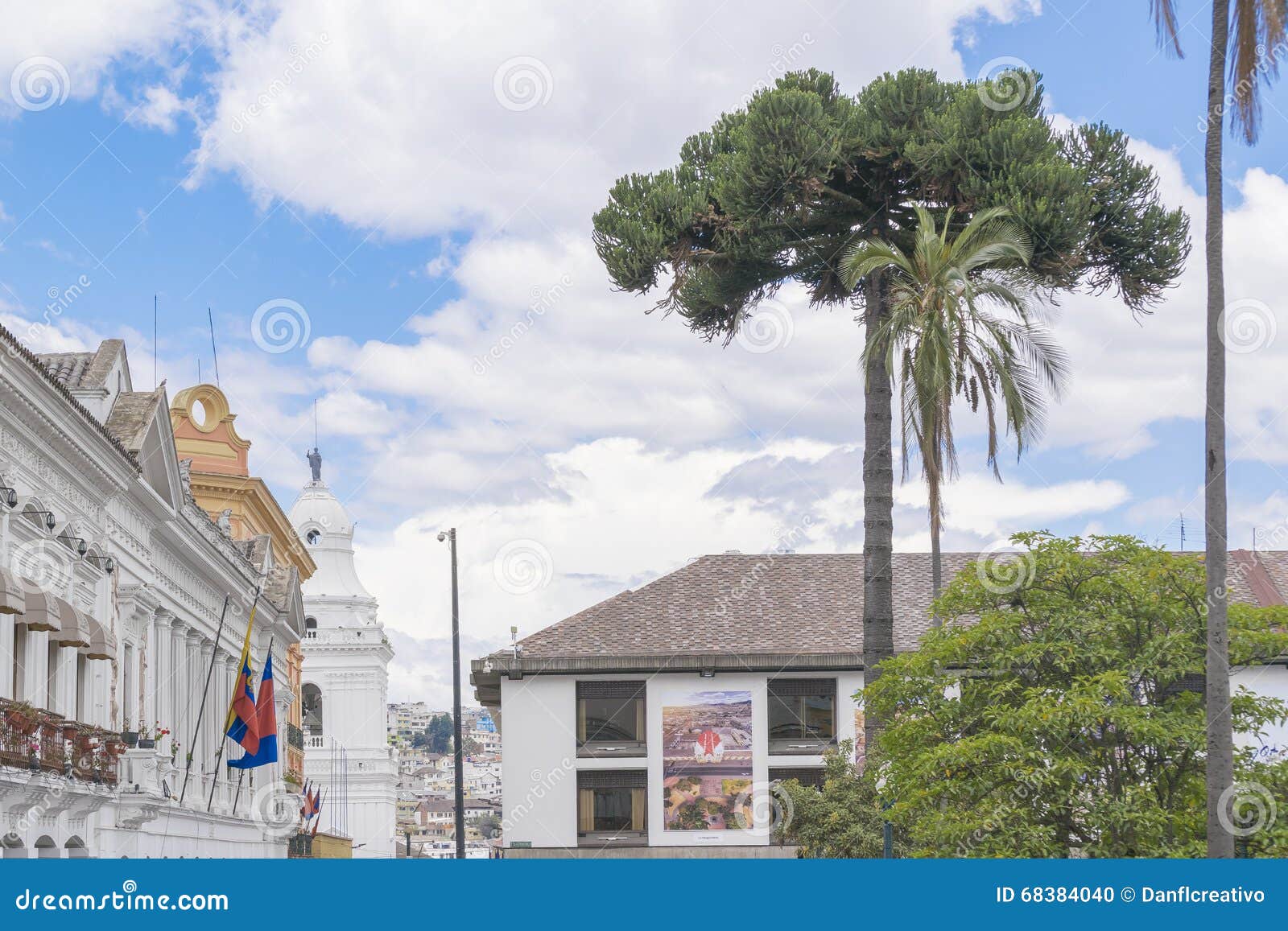 Quito Architecture at Historic Center Editorial Image - Image of ...