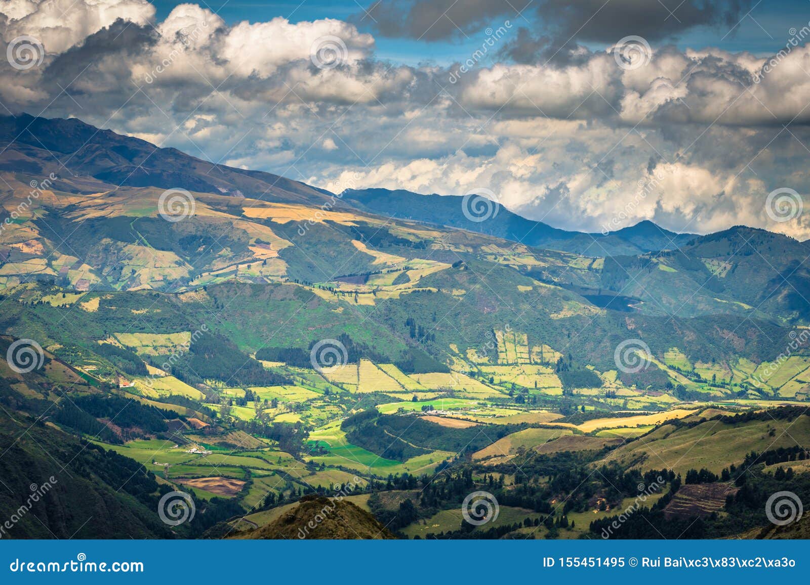 Quito - August 21, 2018: Landscape Around the City of Quito, Ecuador ...