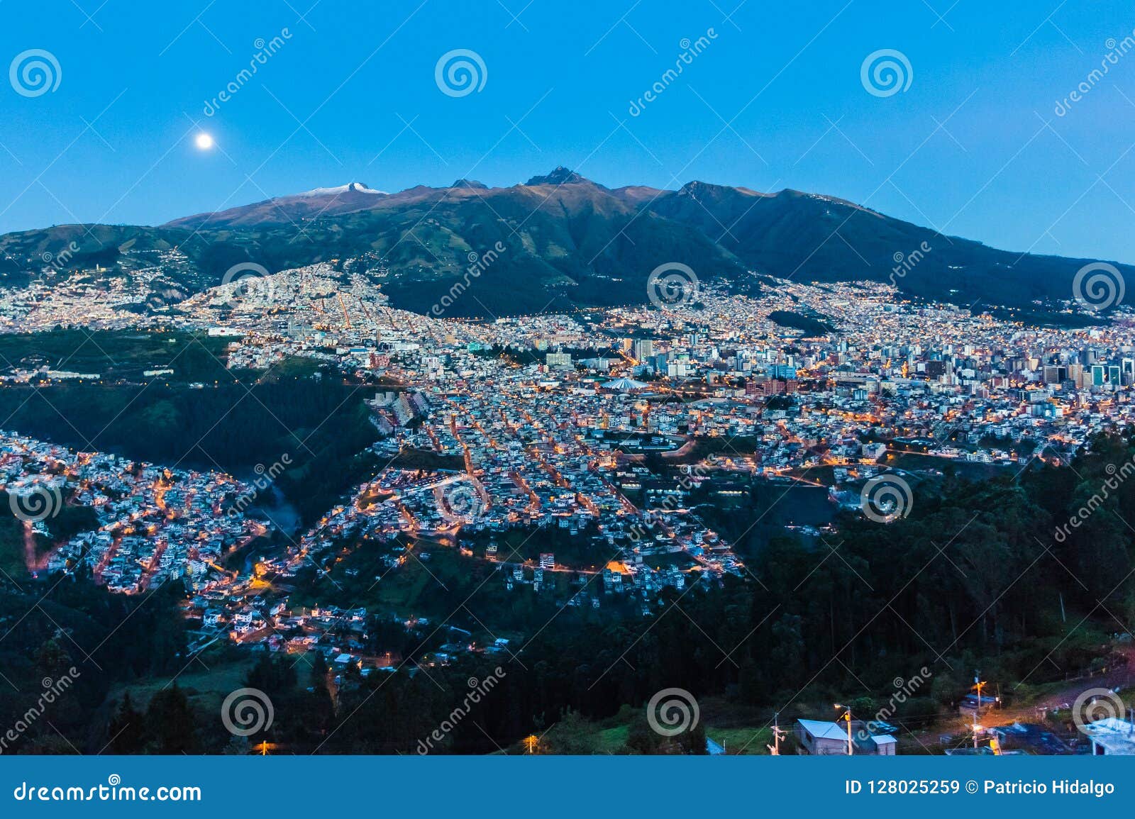 Quito, capital of Ecuador stock image. Image of tourism - 128025259
