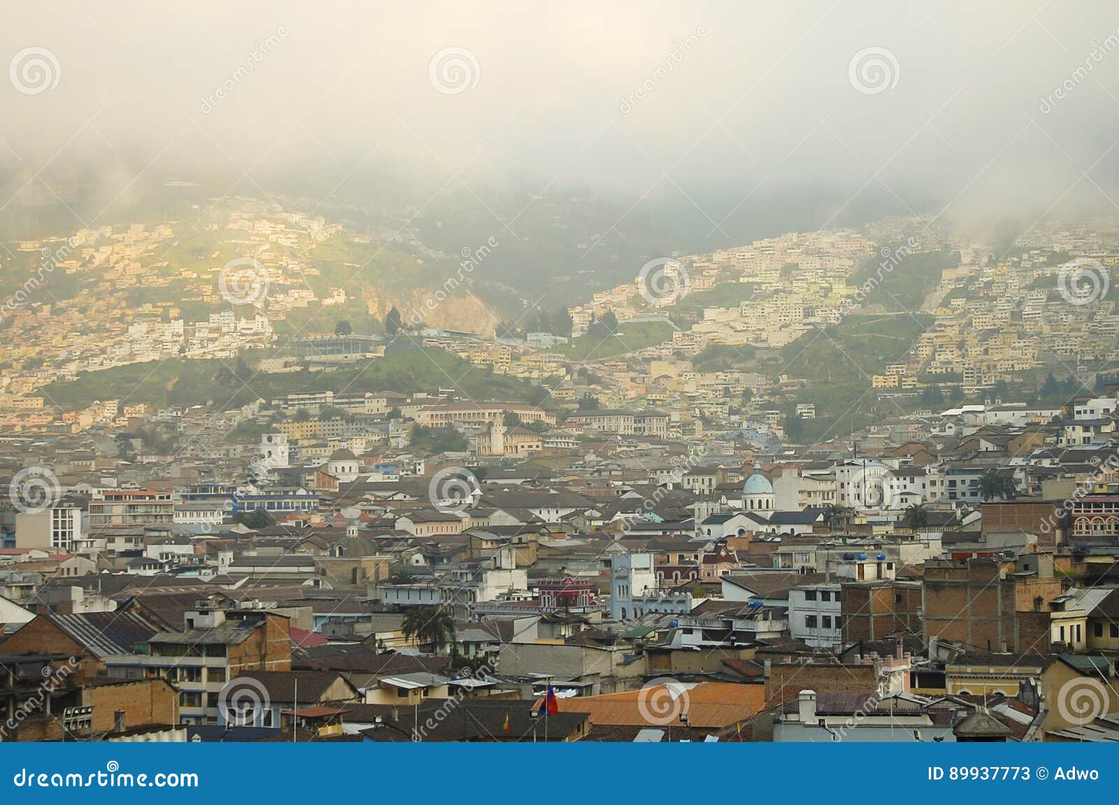 Quito - Ecuador stock image. Image of unesco, mountains - 89937773
