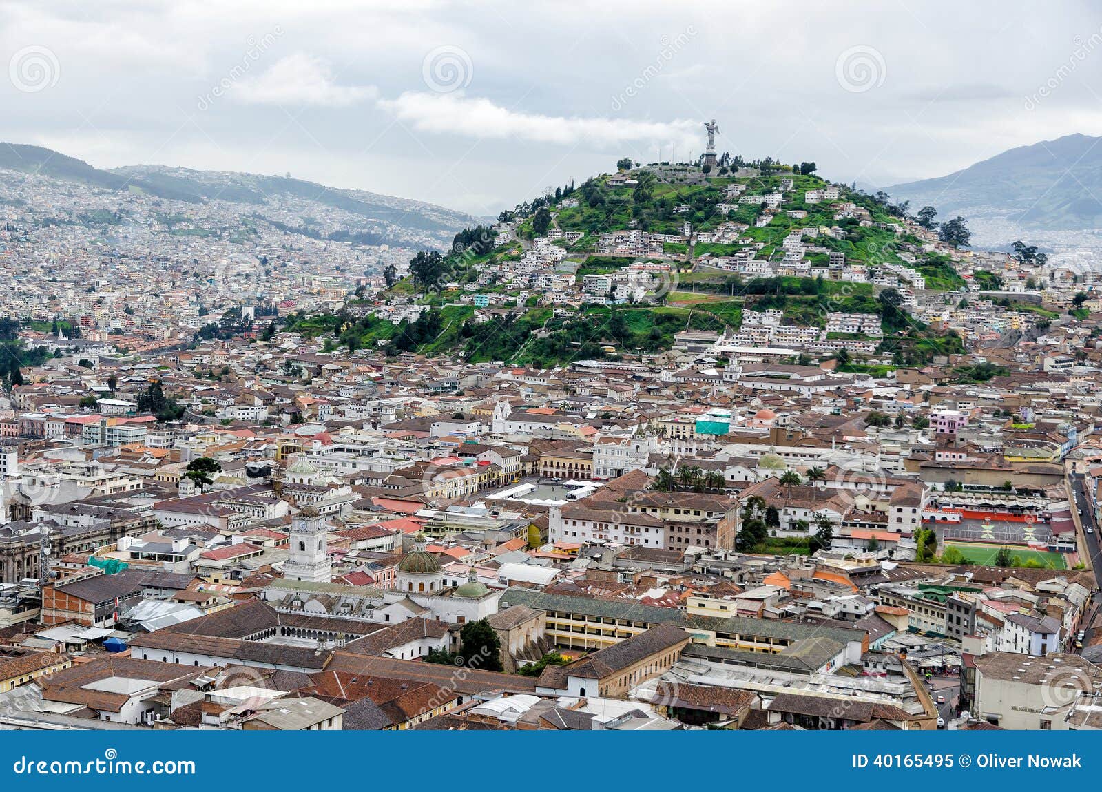 Quito stock image. Image of city, quito, town, ecuador - 40165495