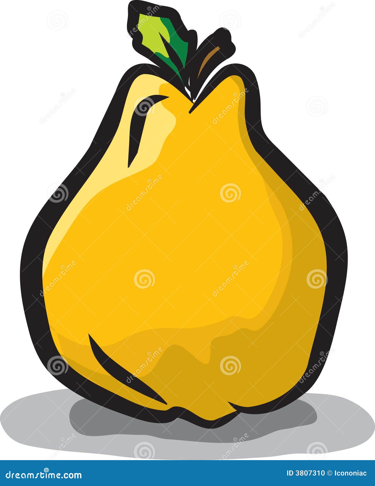 Quitte vektor abbildung. Illustration von leben, essen - 3807310