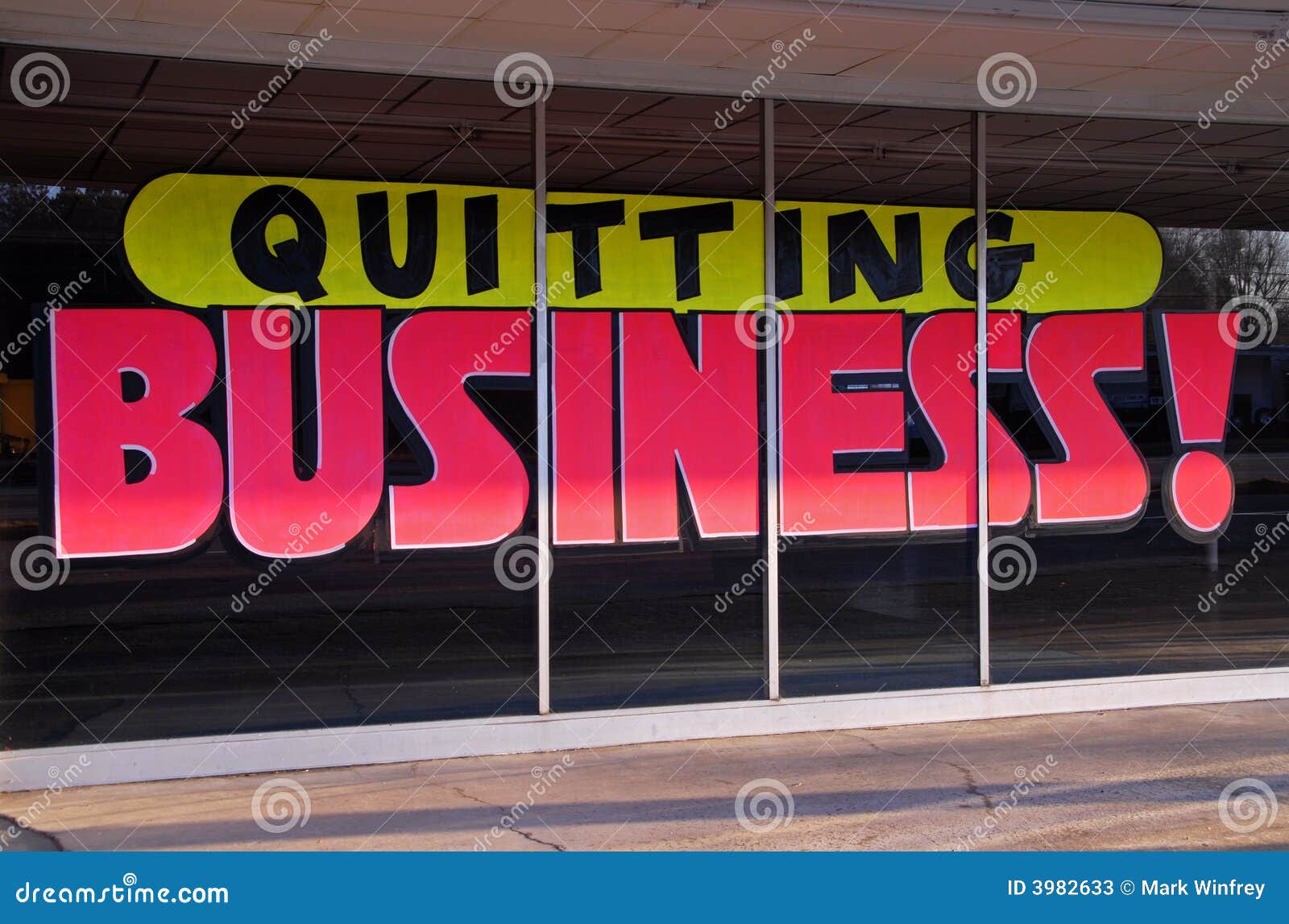 Quitting Business stock image. Image of notice, gone, finance - 3982633