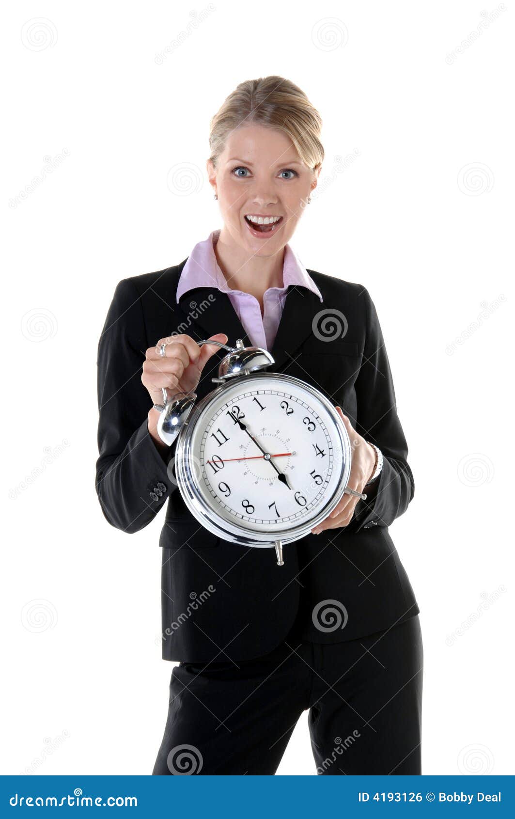 Quitting Time stock photo. Image of time, isolated, office - 4193126