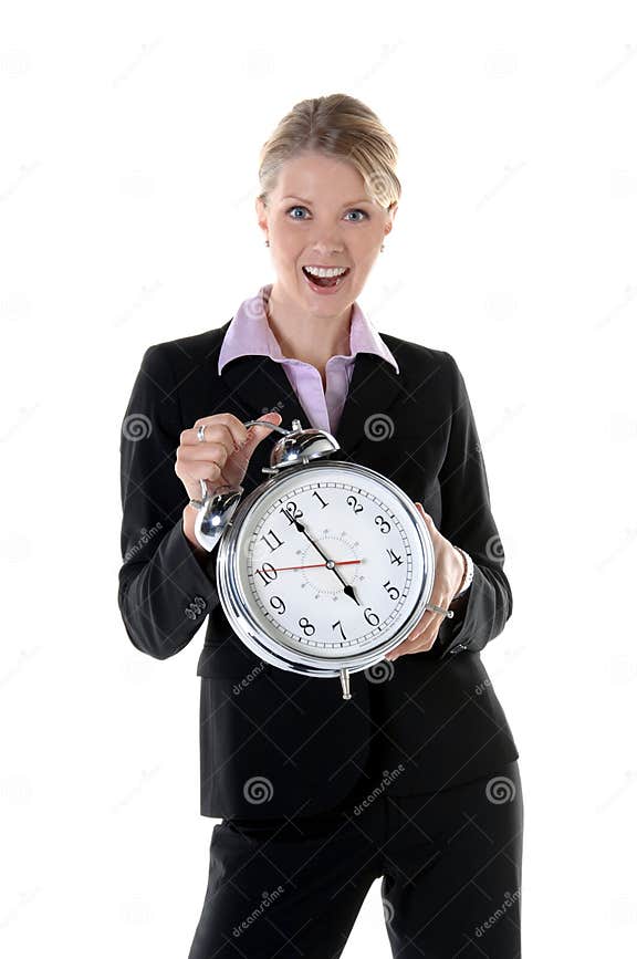 Quitting Time stock photo. Image of time, isolated, office - 4193126