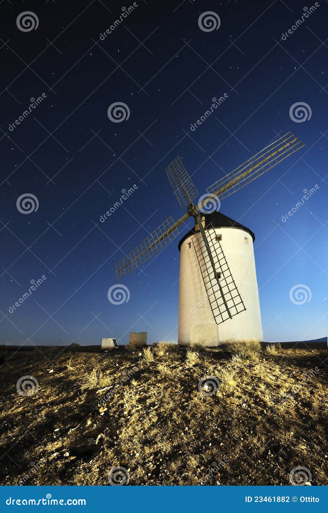 Quixote windmill stock photo. Image of turism, historic - 23461882