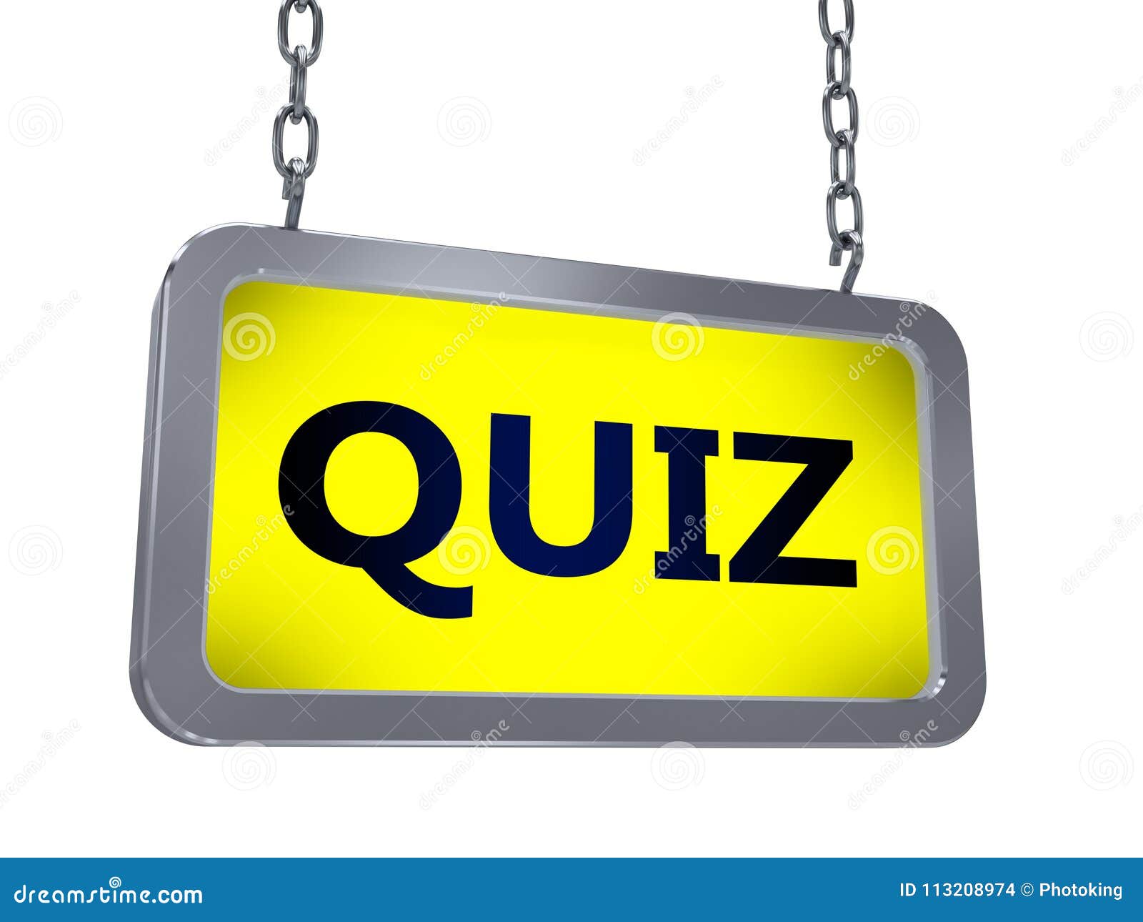 Quiz Yellow Word Text On White Background Royalty-Free Stock Photo ...