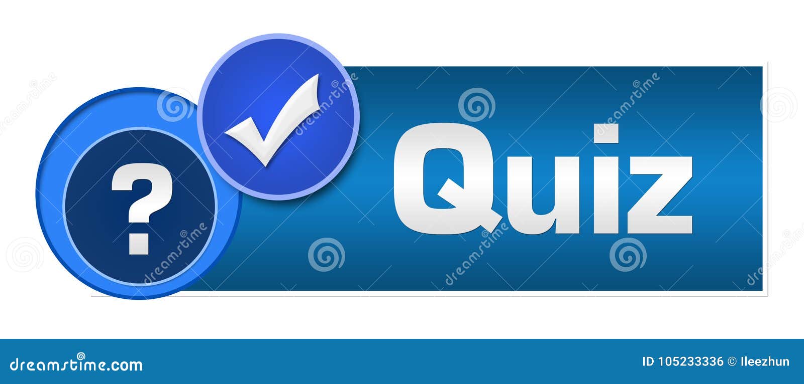 Quiz Two Blue Circles stock illustration. Illustration of examination ...