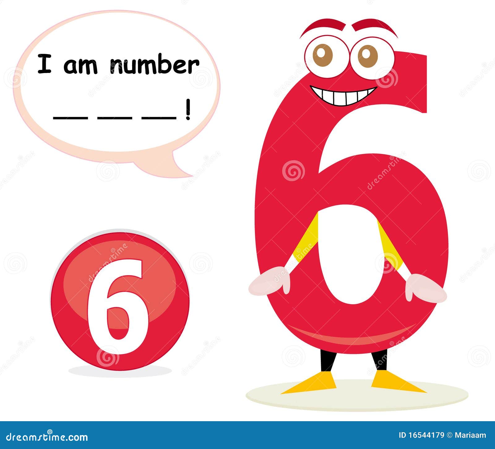 Number One Cartoon Vector | CartoonDealer.com #7711167