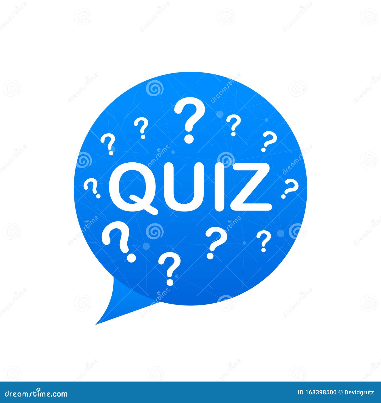 Quiz Logo with Speech Bubble Symbols, Concept of Questionnaire Show ... Quiz Logo with Speech Bubble Symbols, Concept of Questionnaire Show ...