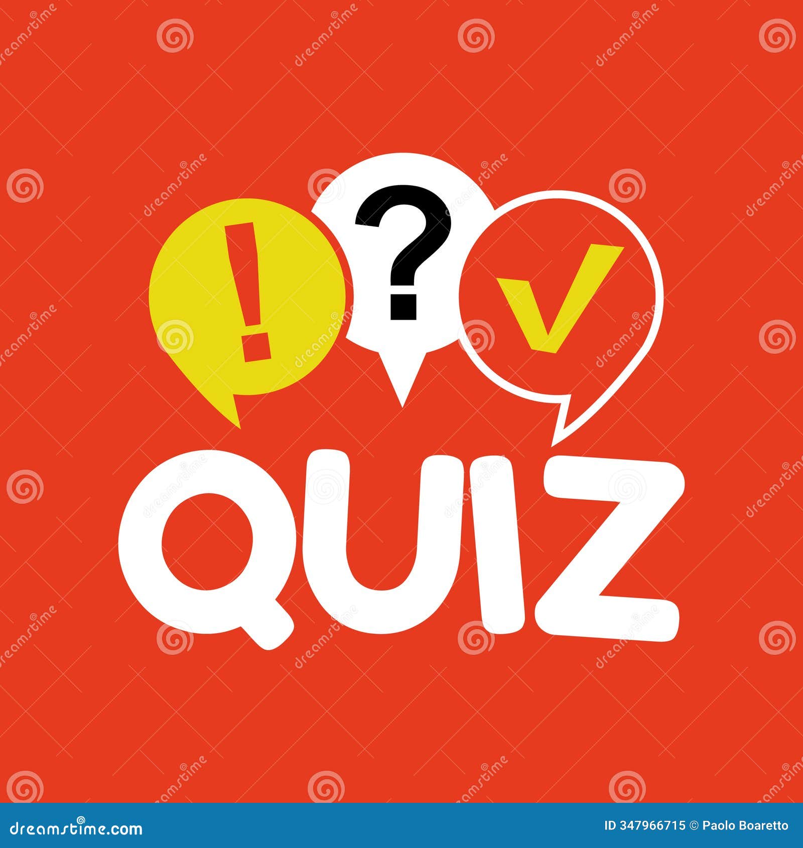 Quiz Logo with Speech Bubble Symbols, Concept of Questionnaire Show ... Quiz Logo with Speech Bubble Symbols, Concept of Questionnaire Show ...