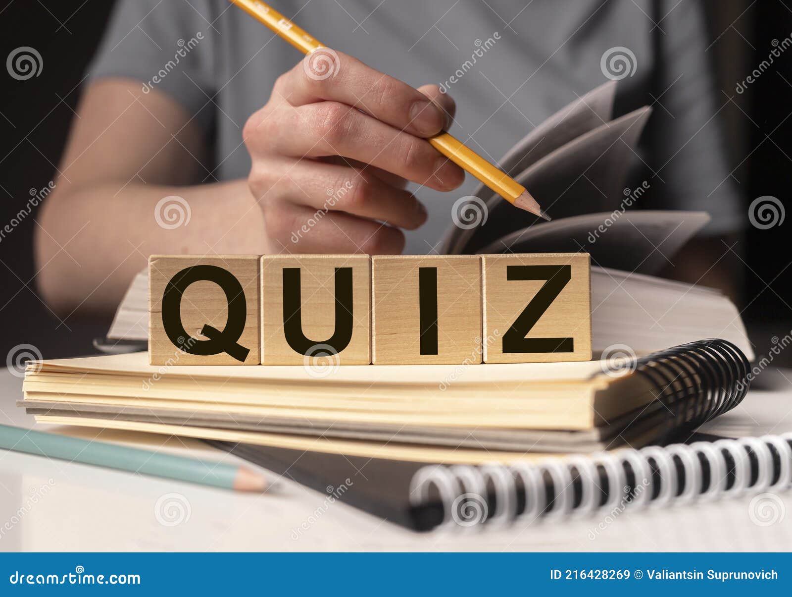 Quiz Ou Quizz. Test Et Concept D'éducation Image stock - Image du ...