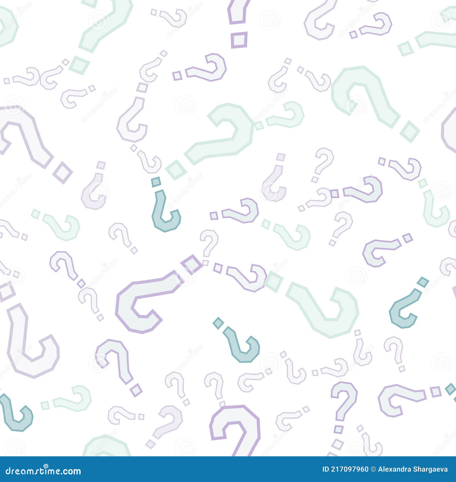 Quiz Seamless Pattern. Question Marks, Doubt, Faq Stock Vector - Illustration of repeat, graphic ...