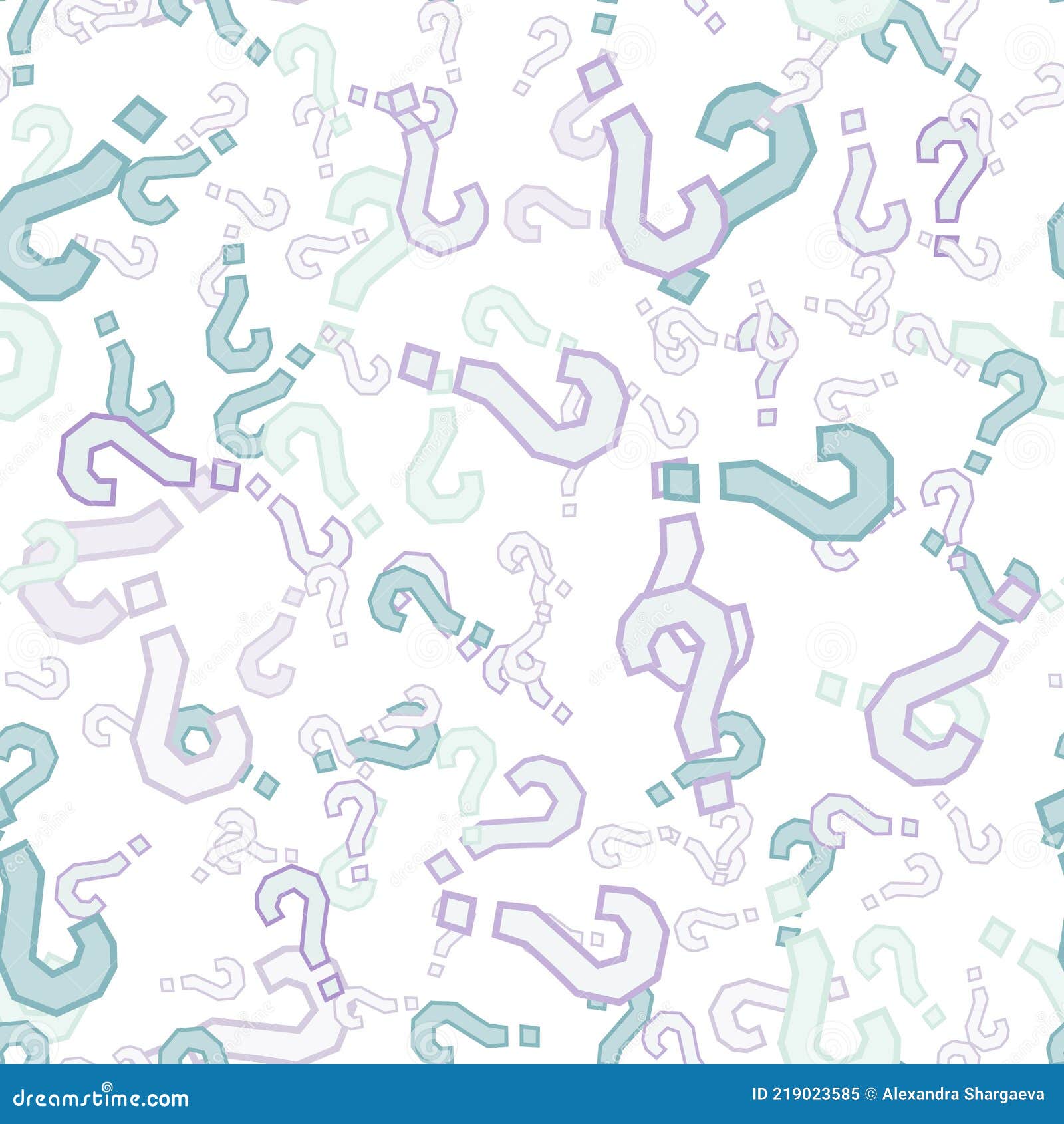 Quiz Seamless Pattern. Question Marks, Doubt, Faq Stock Vector - Illustration of elegant, public ...