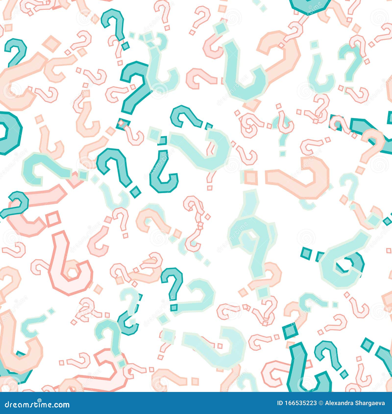 Quiz Seamless Pattern. Question Marks, Doubt, Faq Stock Vector - Illustration of quiz, query ...