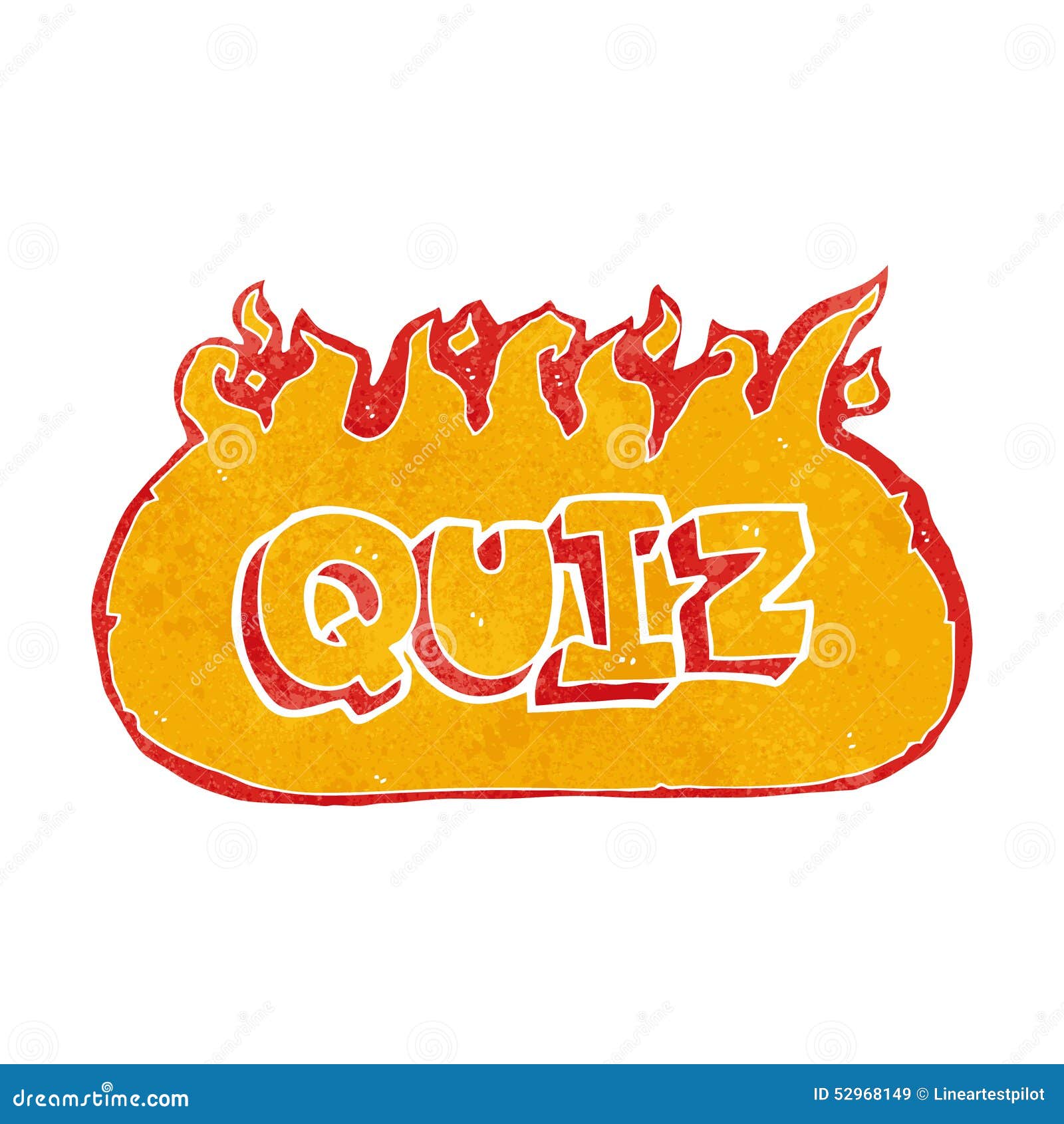 Quiz sign cartoon stock illustration. Illustration of quiz - 52968149