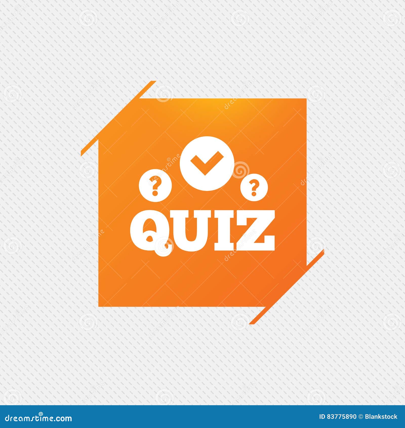 Quiz Sign Icon. Questions and Answers Game. Stock Vector - Illustration ...