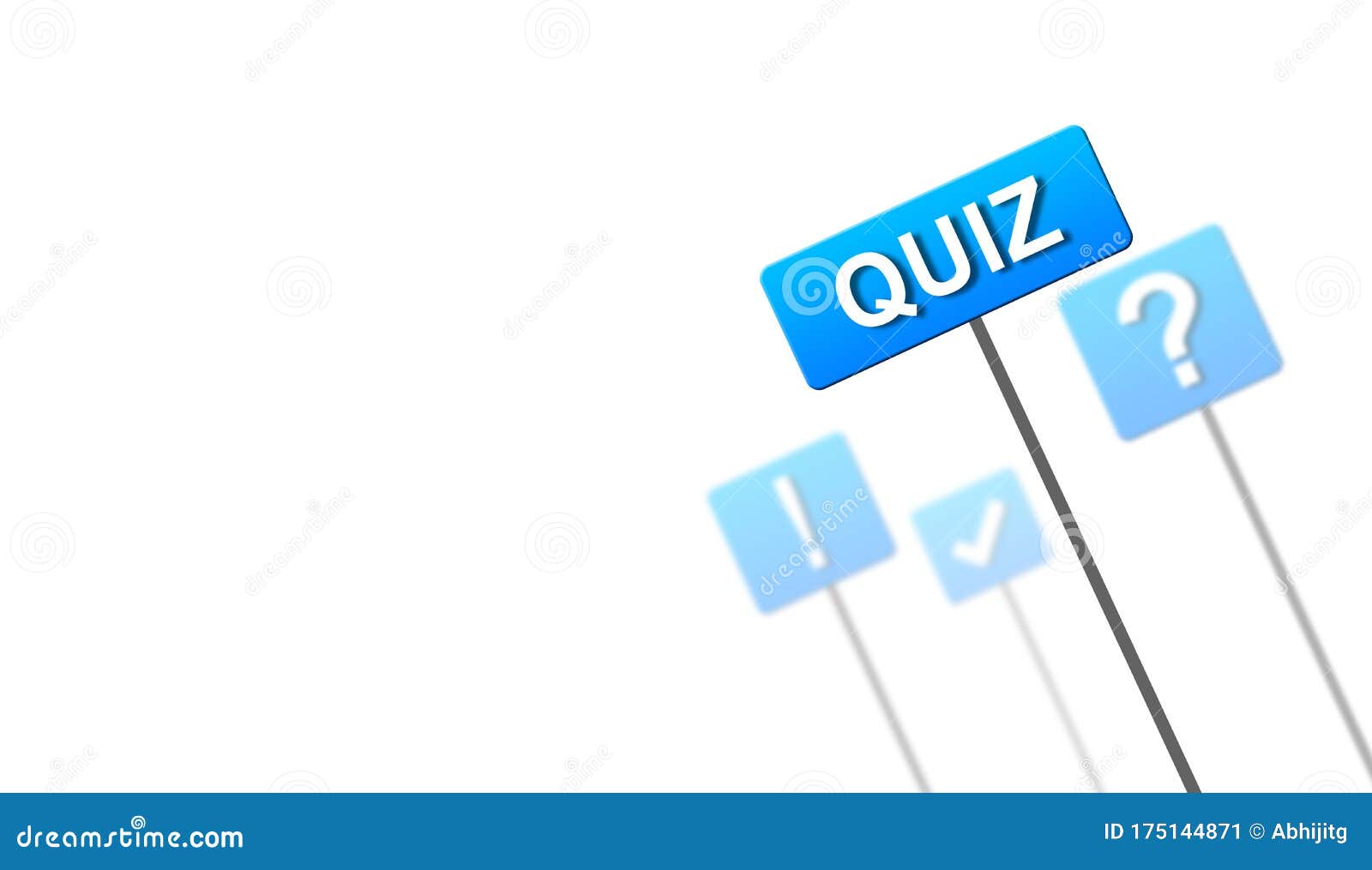Quiz Text Concept on White Background, Digital Question Mark Background ...