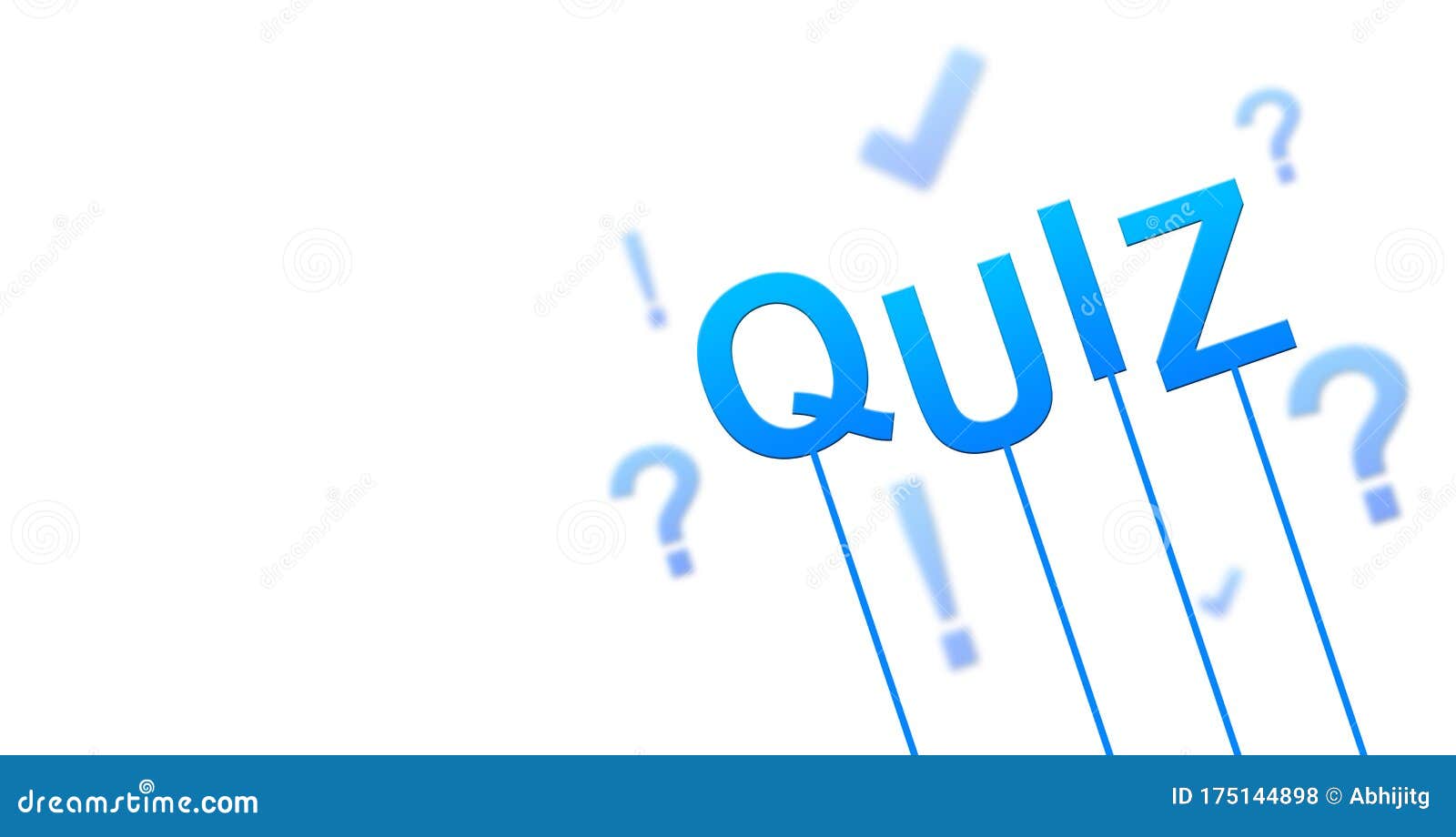 Quiz Text Concept on White Background, Digital Question Mark Background ...