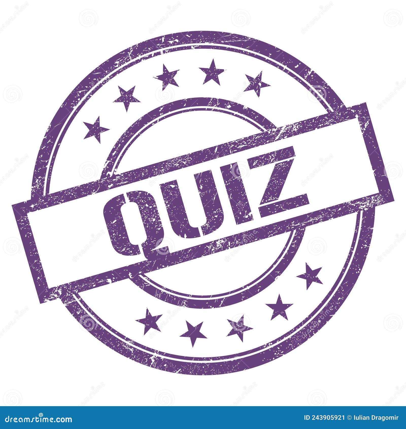 QUIZ Text Written on Purple Violet Vintage Stamp Stock Illustration ... QUIZ Text Written on Purple Violet Vintage Stamp Stock Illustration ...