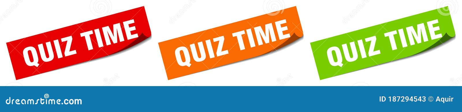 Quiz Time Sticker. Quiz Time Square Isolated Sign Stock Vector ...