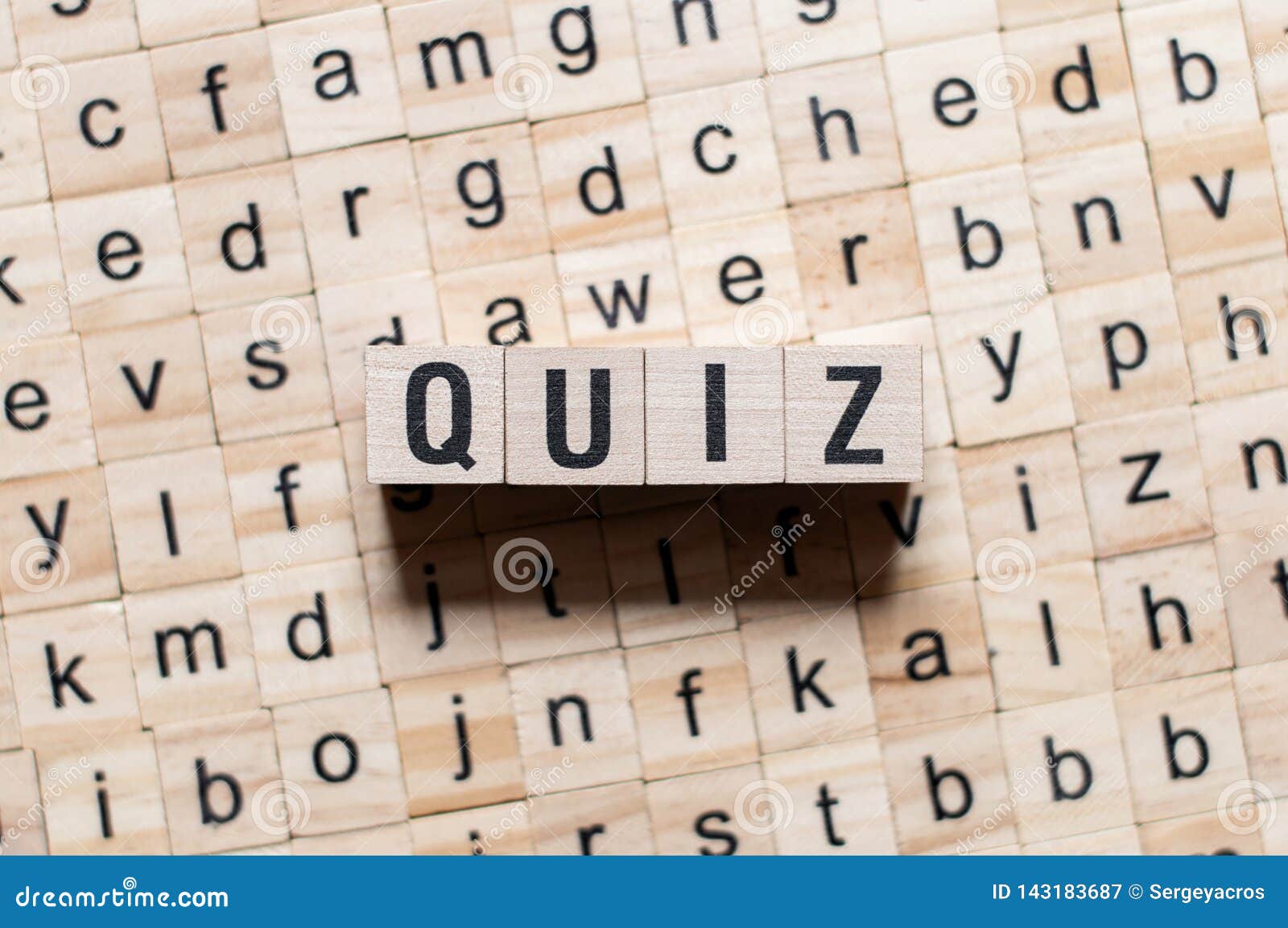 Quiz word concept stock image. Image of intelligence - 143183687