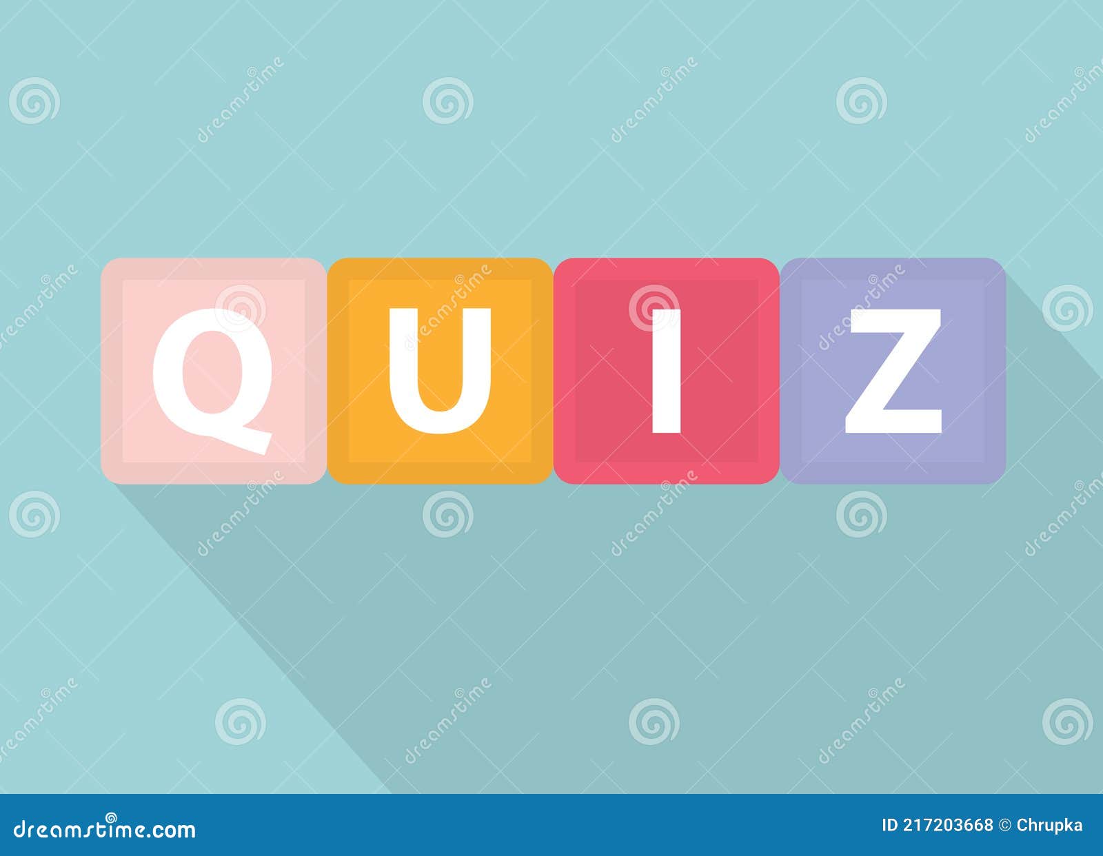 Quiz word concept stock vector. Illustration of brain - 217203668