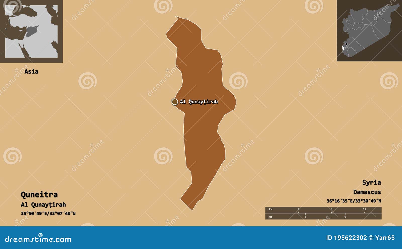 Quneitra, Province of Syria,. Previews. Pattern Stock Illustration ...