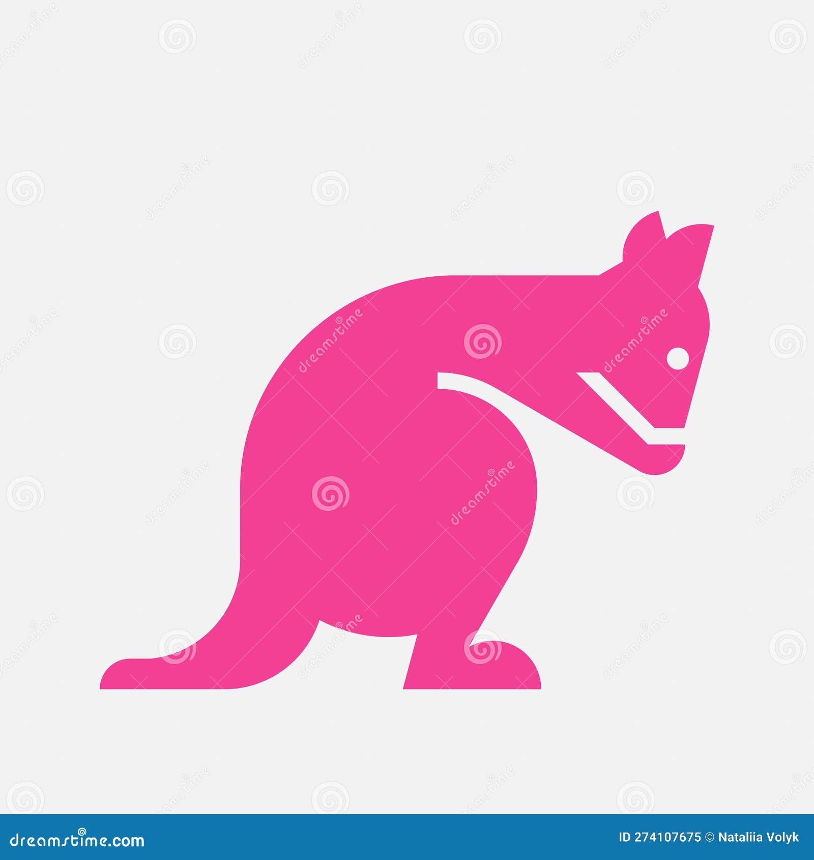 Quokka Logo stock vector. Illustration of australia - 274107675