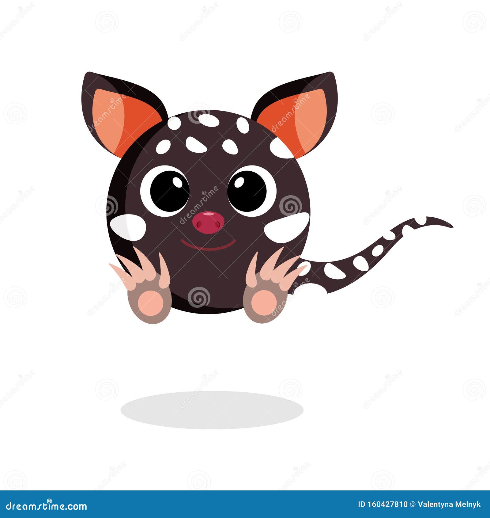 Quoll - Vector Illustration Sketch Hand Drawn With Black Lines ...