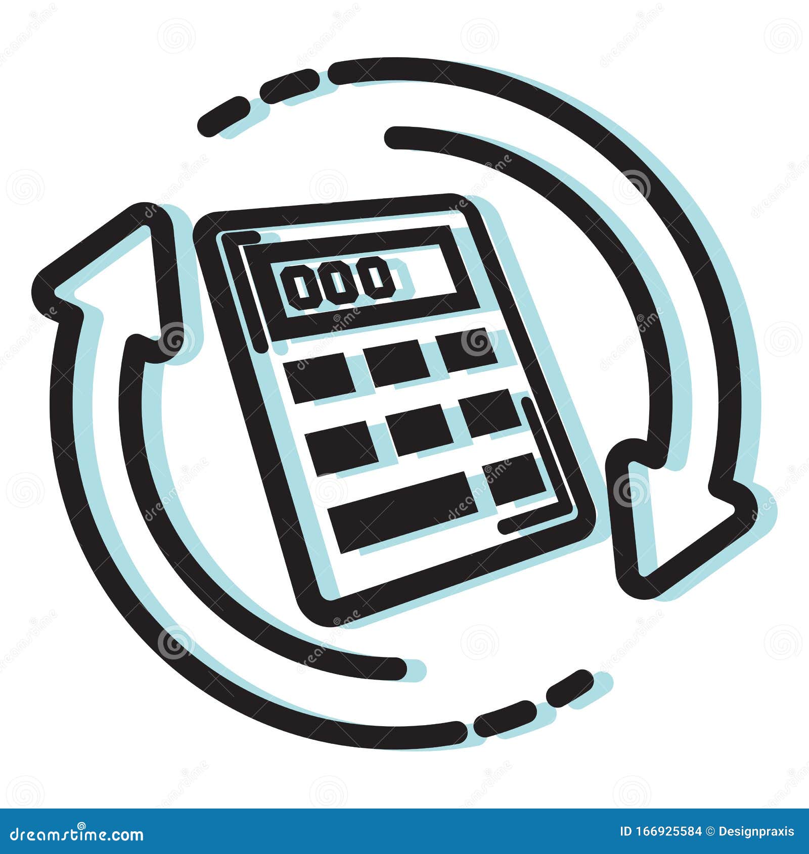 Quotation - Business Icon stock illustration. Illustration of finance ...