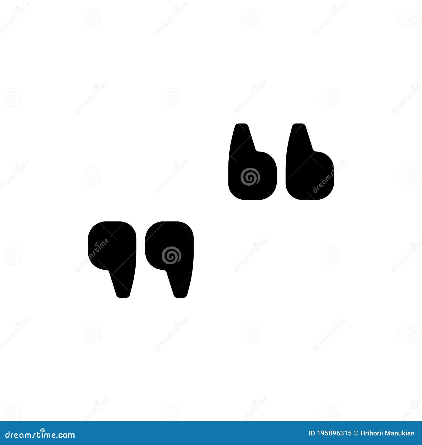 Quotation Icon. One of Set Web Icons Stock Vector - Illustration of ...