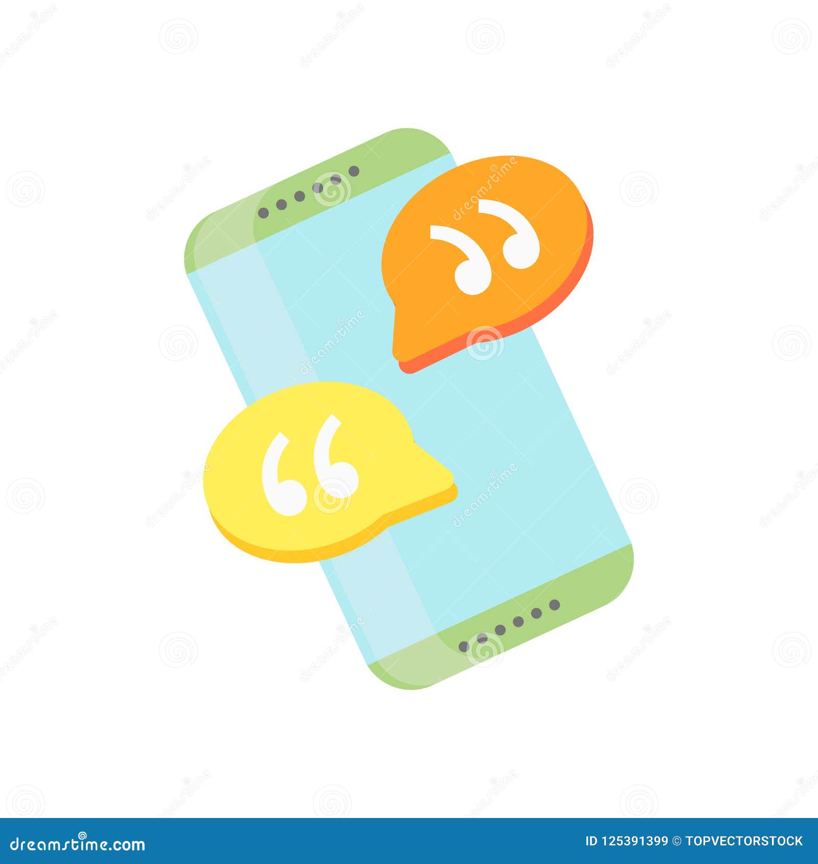 Quotation Icon Vector Isolated on White Background, Quotation Si Stock ...