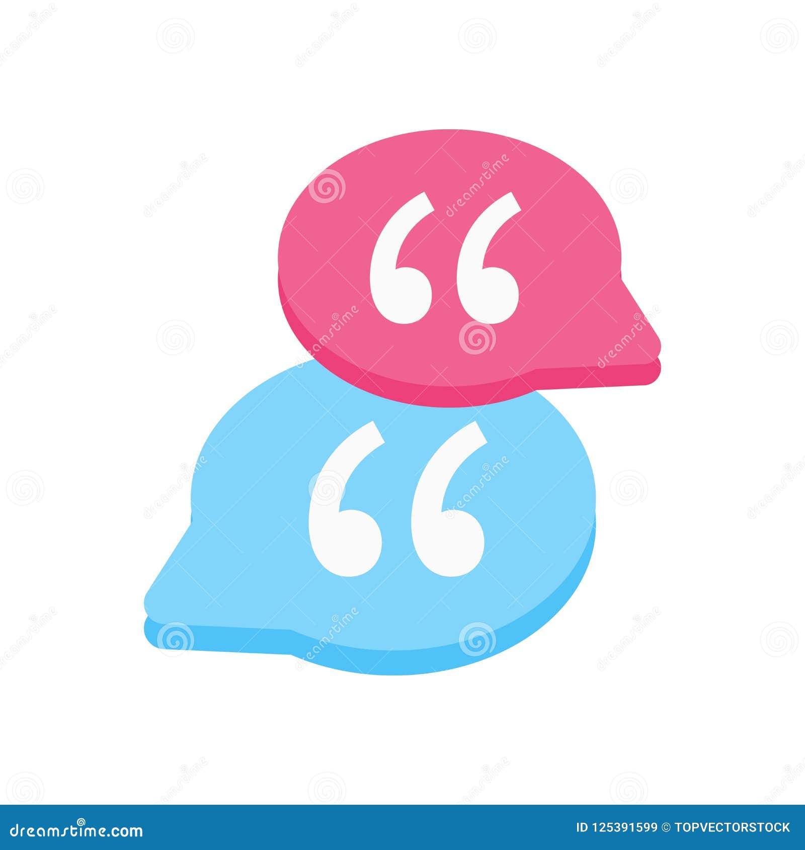 Quotation Icon Vector Isolated on White Background, Quotation Si Stock ...