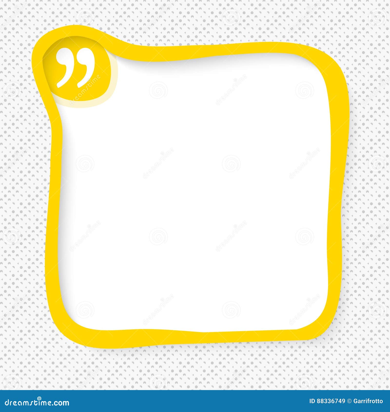 Quotation mark stock vector. Illustration of sign, corner - 88336749