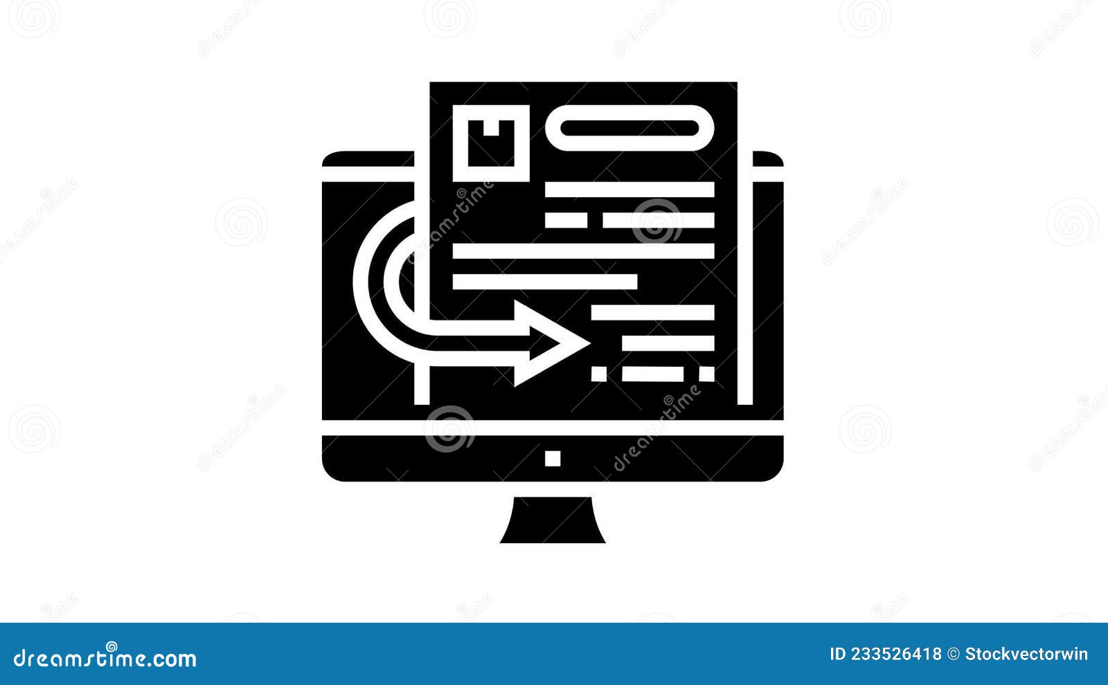 Quotation Requests Glyph Icon Animation Stock Footage - Video of ...