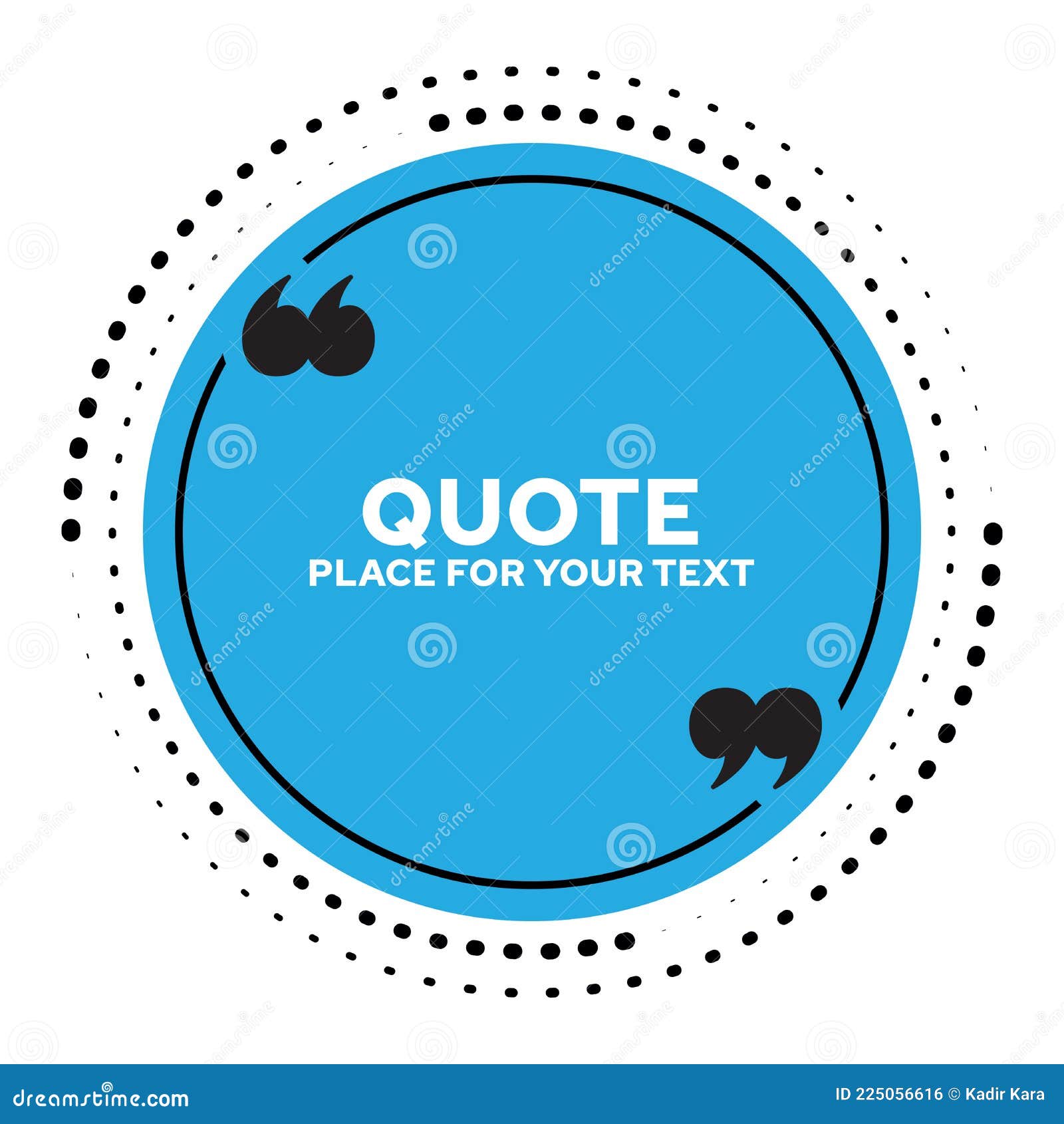 Quotation Text Writing Area in Quotation, Citation Writing Template ...