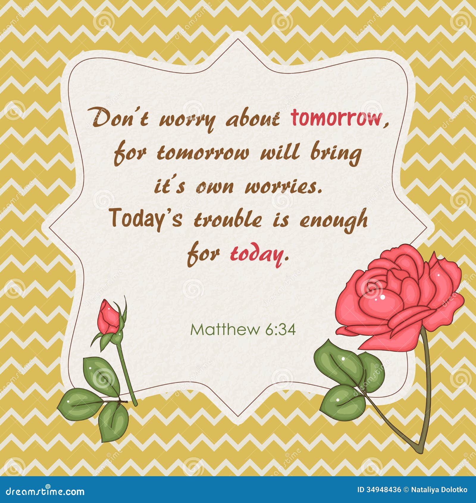 Quote from Bible stock vector. Illustration of decoration - 34948436