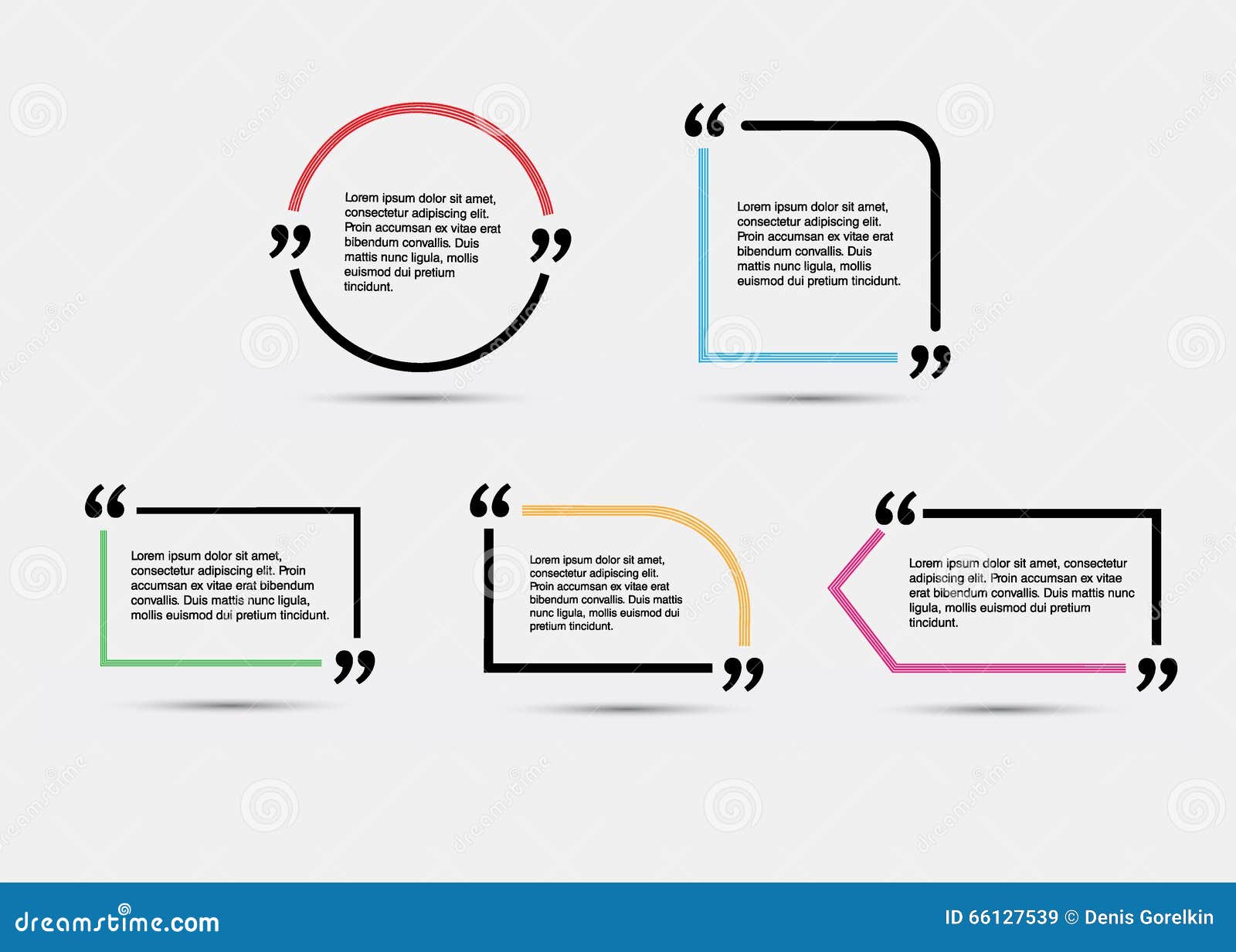 Quote blank template. stock vector. Illustration of proverb - 66127539