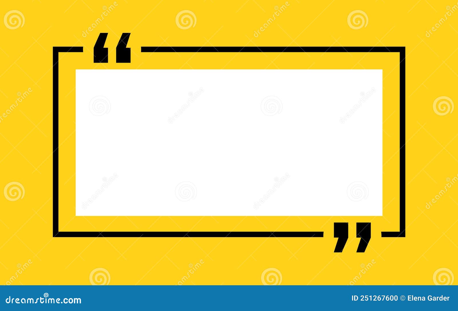 Quote Box Frames Set. Textbox Frame Design Template Stock Vector ...