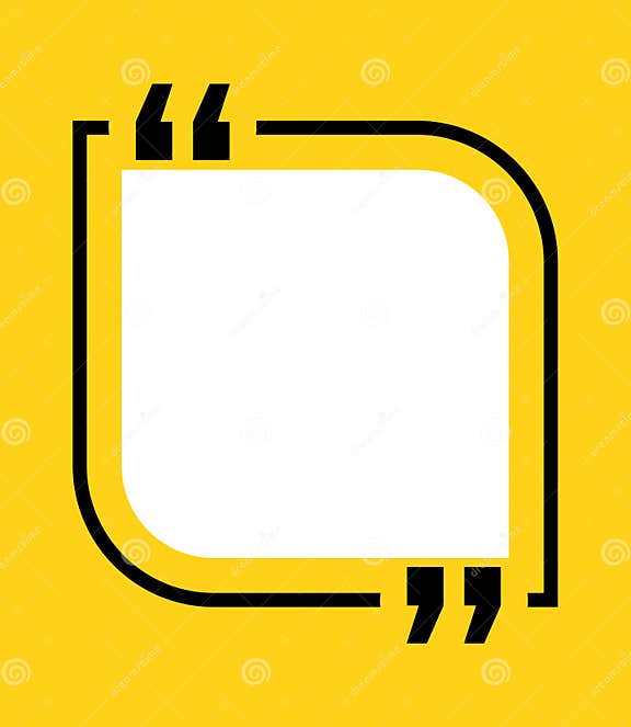 Quote Box Frames Set. Textbox Frame Design Template Stock Illustration ...