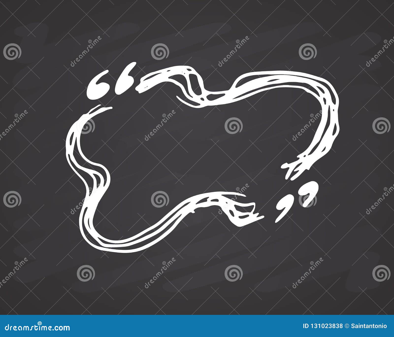 Quote Box or Quotation Frame Hand Drawn Sketch Doodle Vector ...